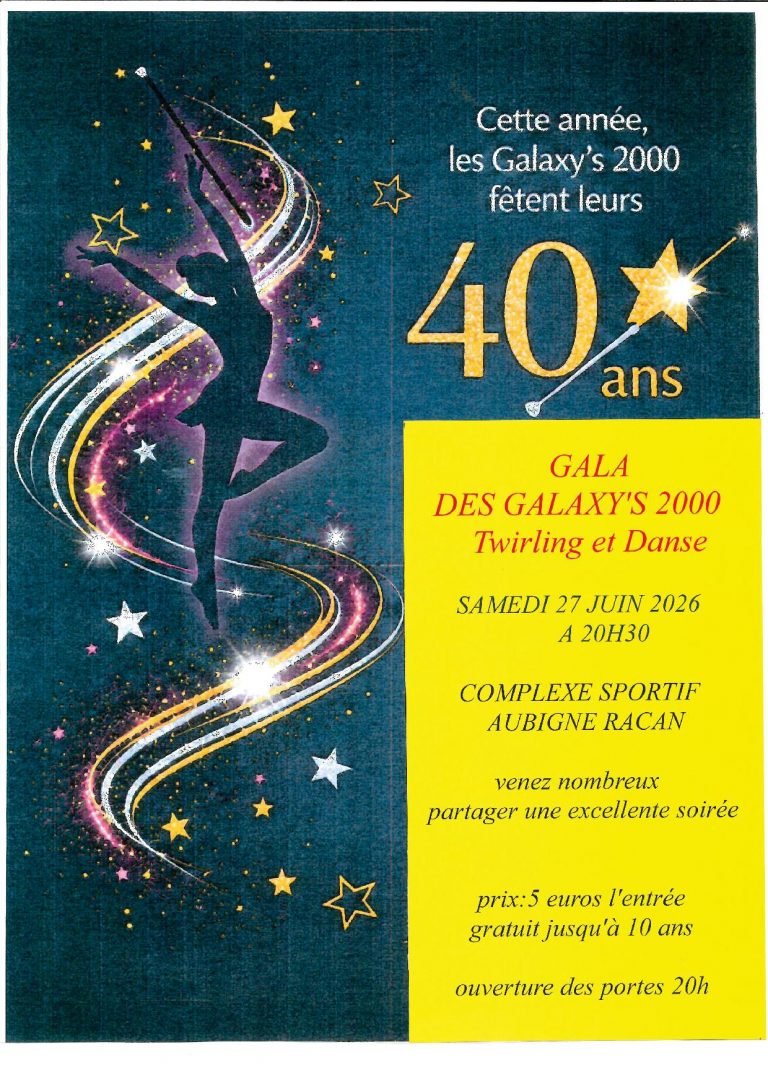 Gala de danse et twirling - Aubigné-Racan